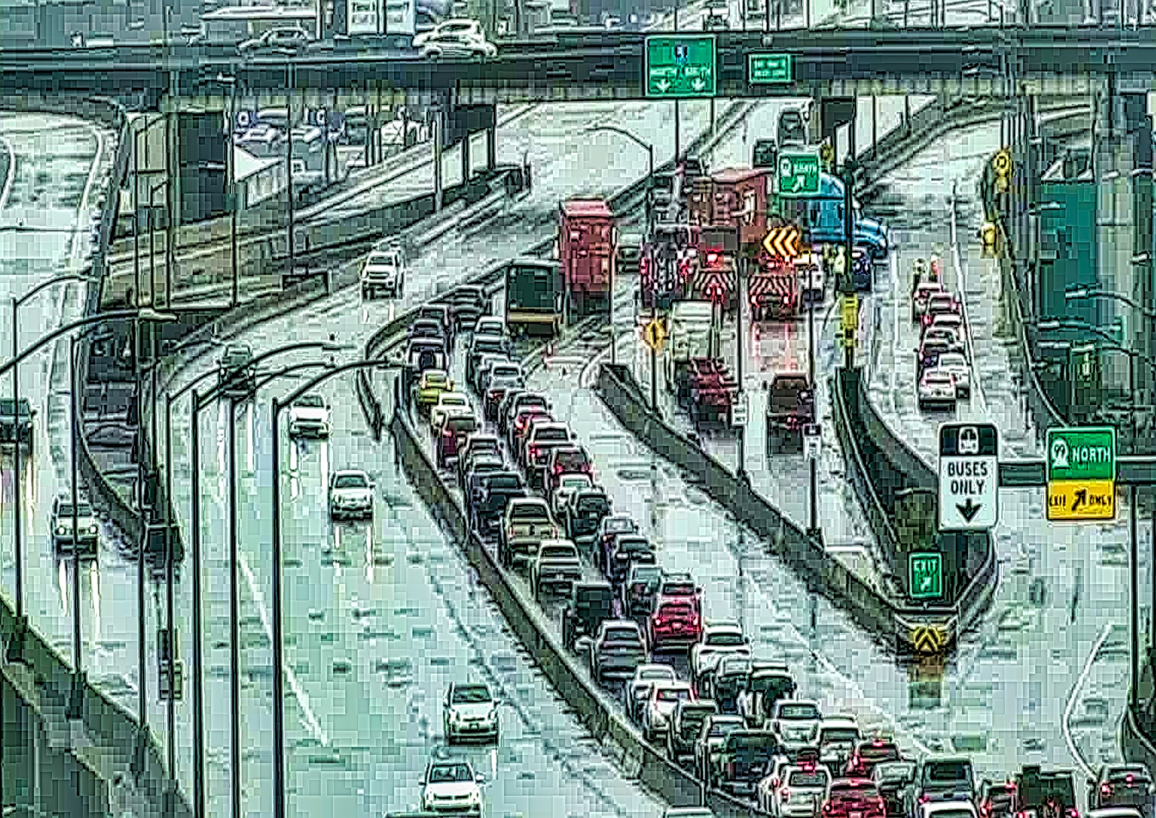UPDATE: Truck jacknifes on West Seattle Bridge at SR 99 on ramp; Now ...